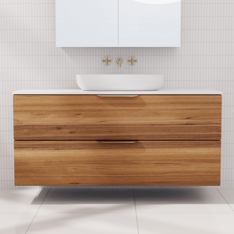 Odesa - 1200mm Blackbutt Wall Hung Vanity – Eos Bathware