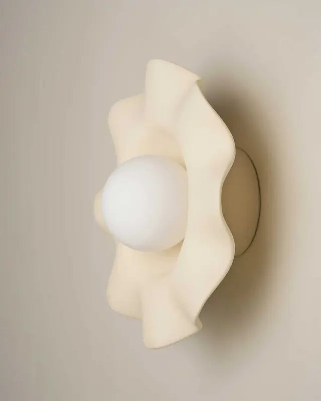 Pearl Wall Sconce - Bone – Eos Bathware