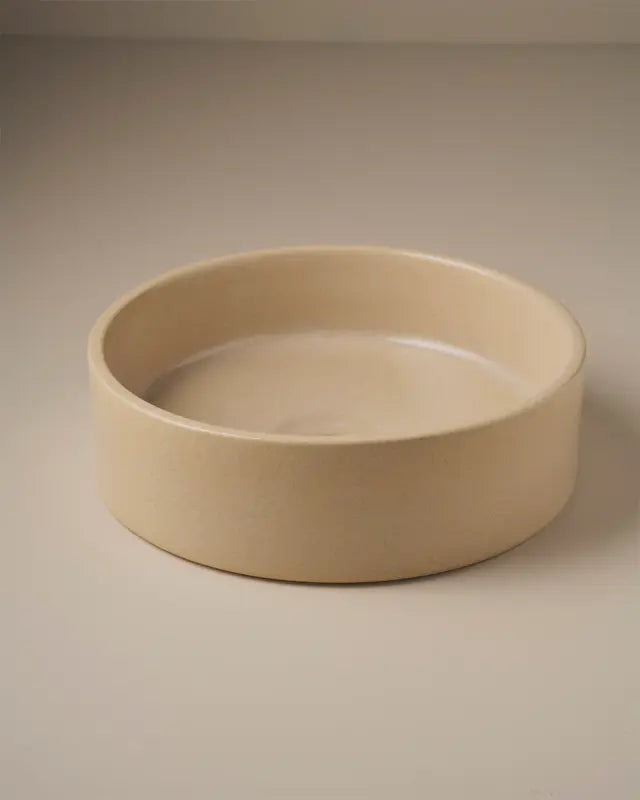 Clay 350 - Round Hand Basin/Sand – Eos Bathware