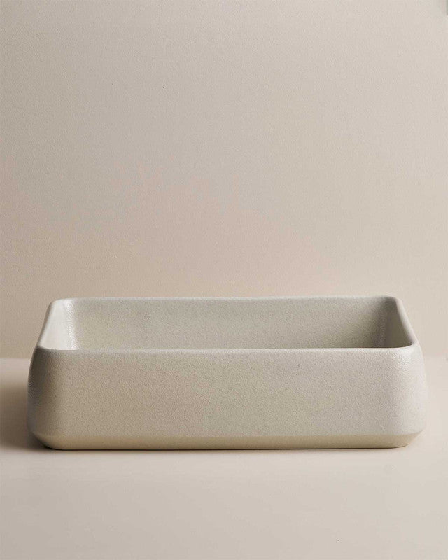 Kiln 515 - Rectangular Hand Basin/Shale – Eos Bathware