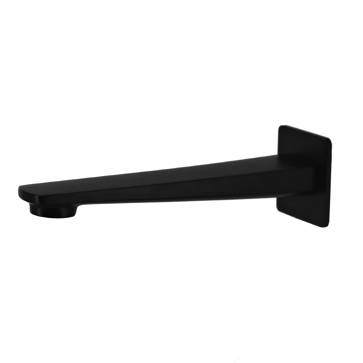 Cascade - Matte Black 190mm Bath Spout – Eos Bathware