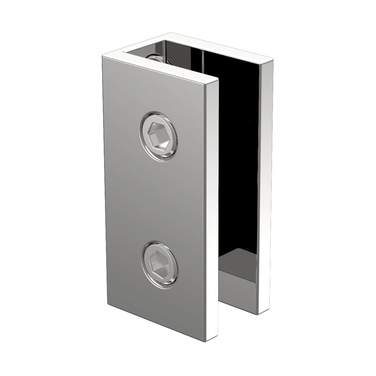 Purity - Polished Chrome Shower Glass Bracket – Eos Bathware