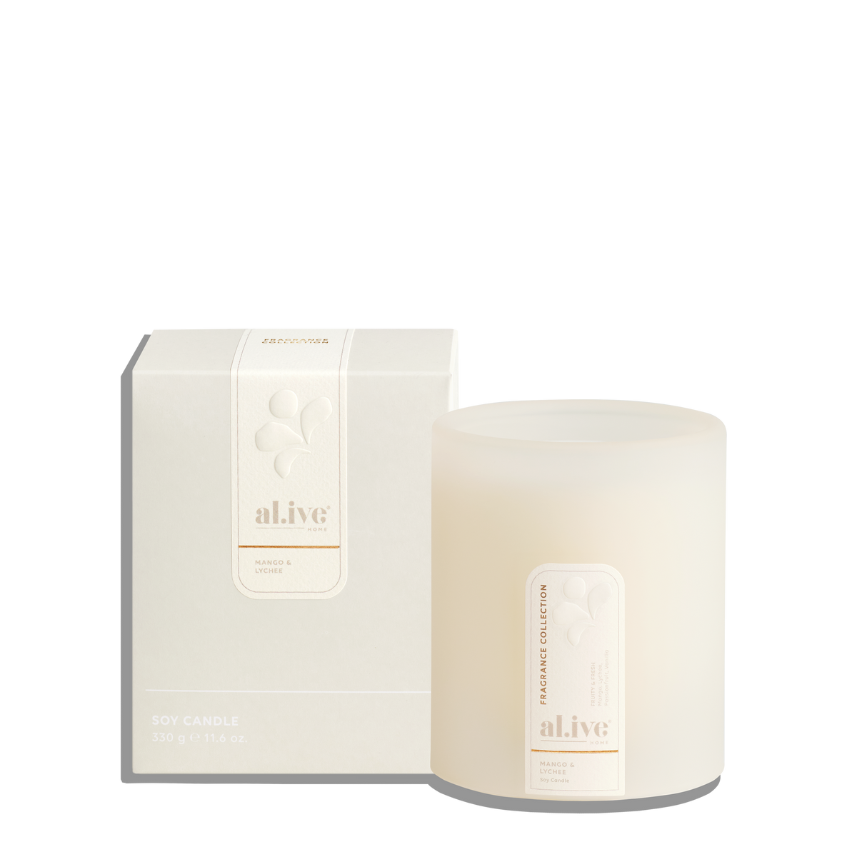 Soy Candle - Mango & Lychee – Eos Bathware