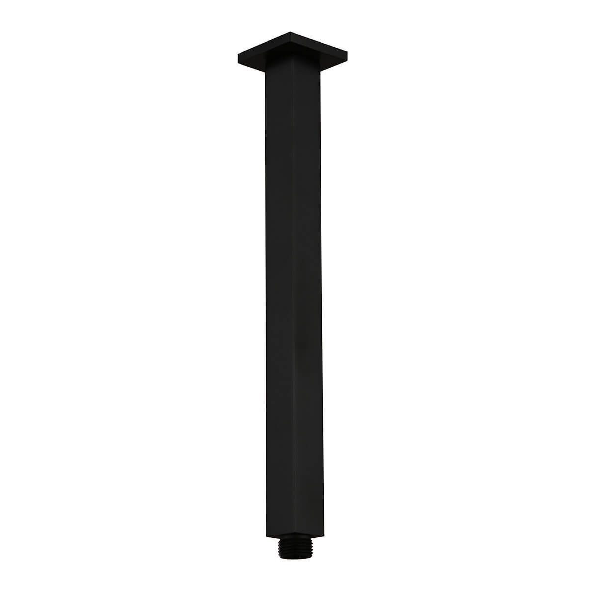 Portia - 250mm Matte Black Ceiling Arm – Eos Bathware