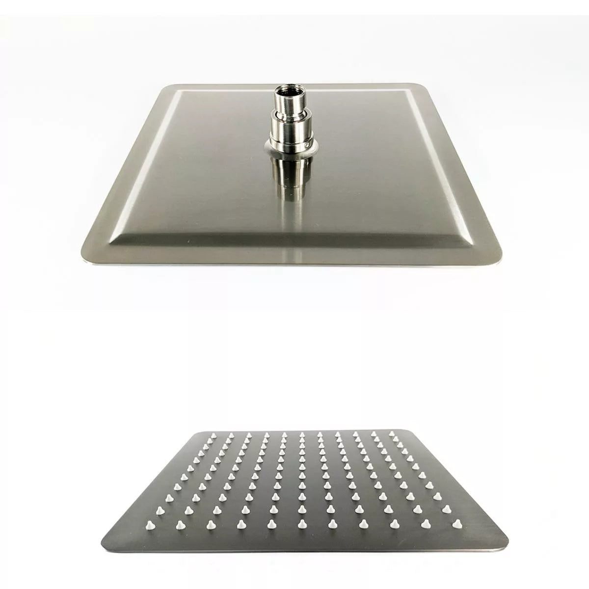 Cresta - Brushed Nickel 250mm Square Shower Head – Eos Bathware